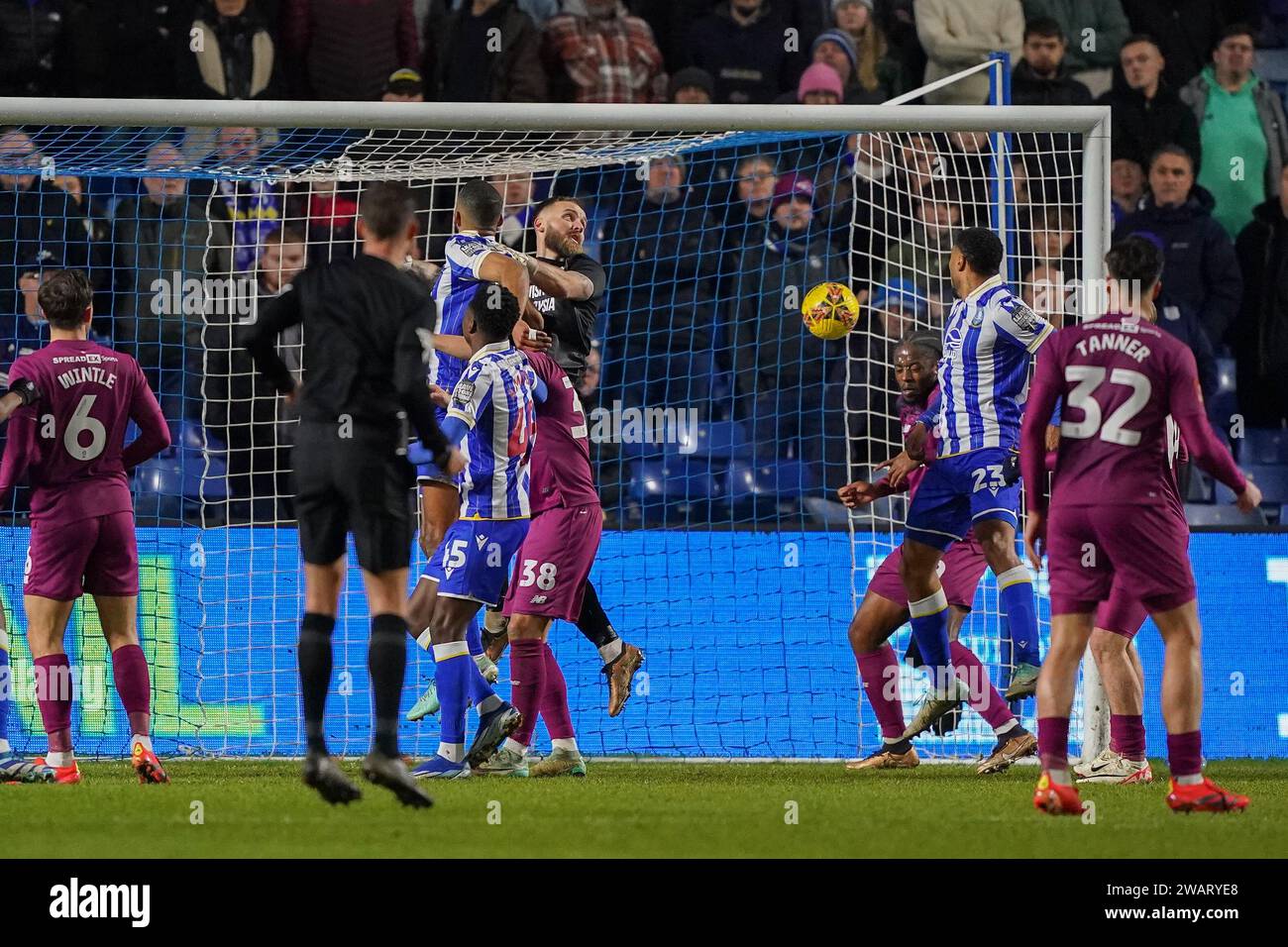 Sheffield, UK. 06th Jan, 2024. Sheffield Wednesday defender Michael ...