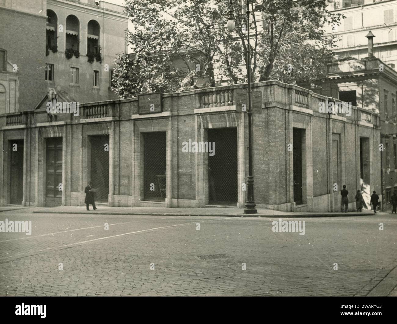 View of Viale Regina Elena, nowadays Via Barberini, Rome, Italy 1936 ...