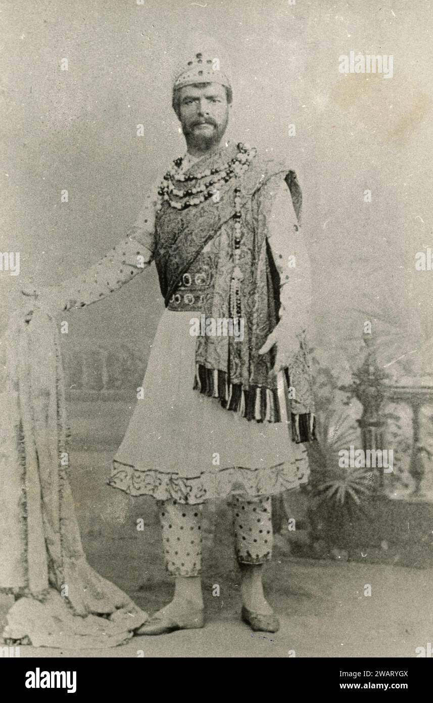 Russian ballet dancer and choreographer Alfred Bekefi in Bluebeard ...