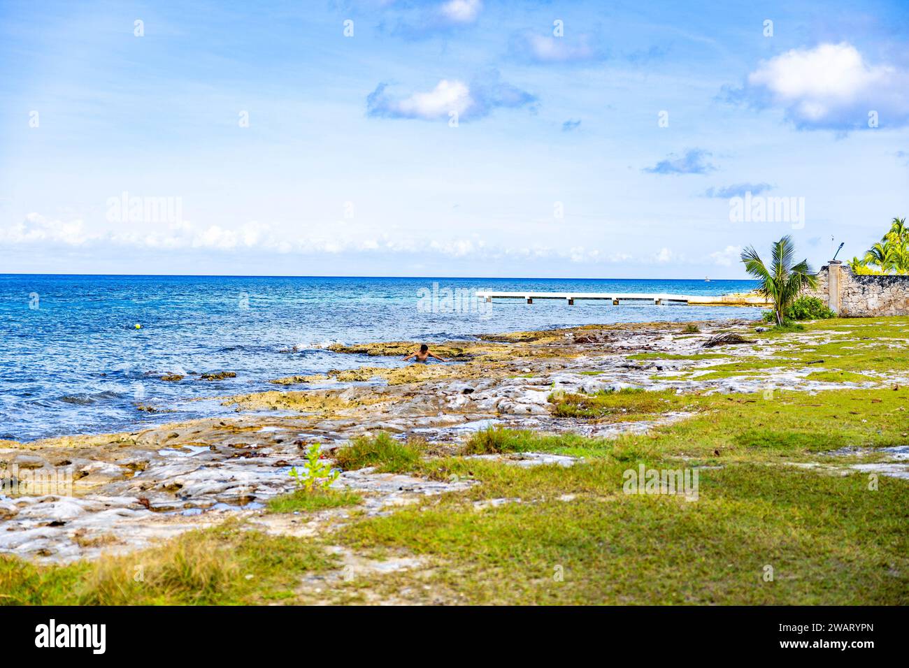 A picturesque beach scene showcasing a tranquil shoreline in Cozumel ...