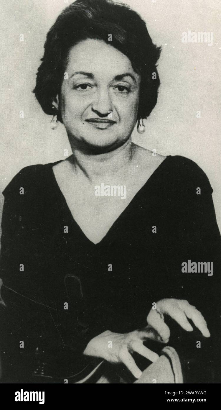 American feminist writer and activist Betty Friedan, USA 1970s Stock ...