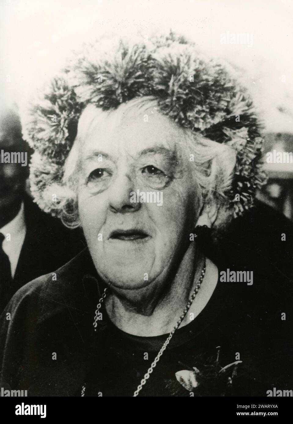 English writer Agatha Christie, UK 1960s Stock Photo - Alamy