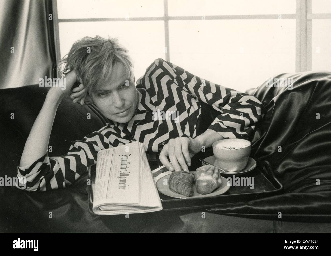 Austrian actor Helmut Berger in the movie Dorian Gray, 1970 Stock Photo ...