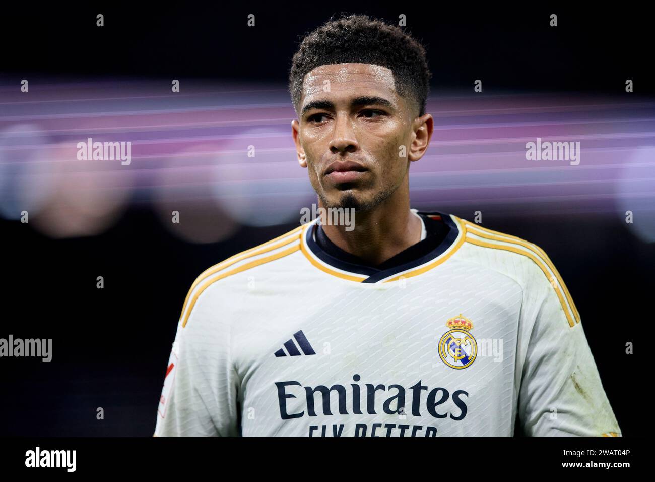 MADRID, SPAIN - JANUARY 03: Jude Bellingham of Real Madrid during the ...