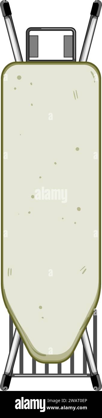 clean ironing board cartoon vector illustration Stock Vector Image ...