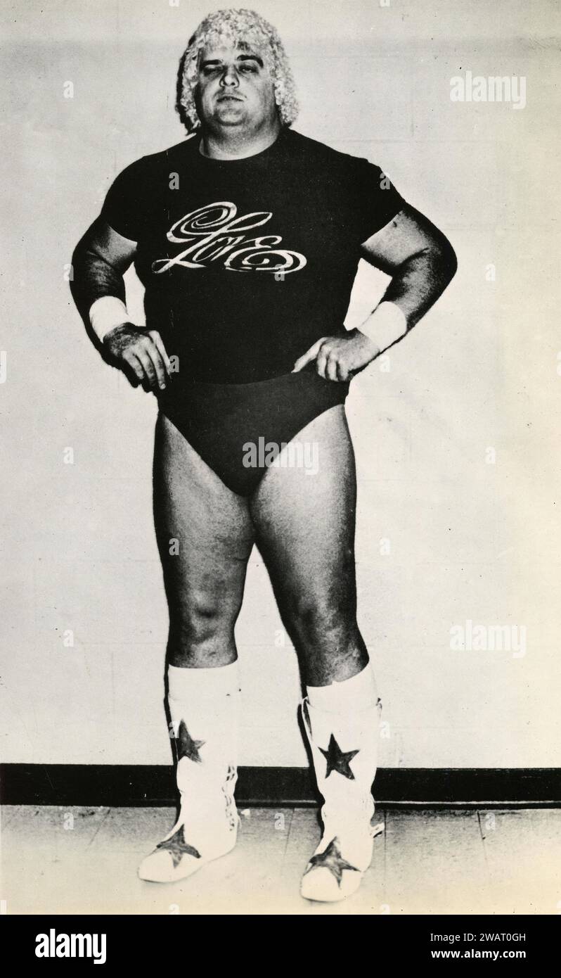 American professional wrestler and trainer Dusty Rhodes, USA 1970s ...