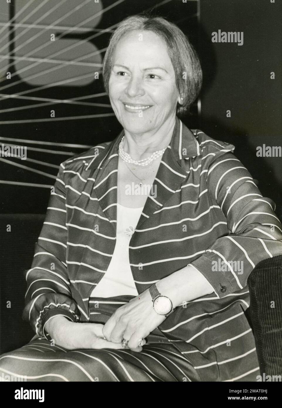 Italian communist politician Nilde Iotti, Rome, Italy 1980s Stock Photo ...
