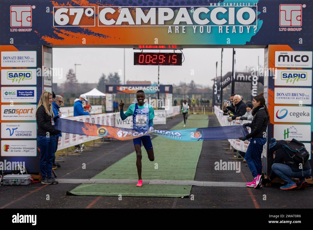 EBENYO DANIEL SIMIU (Ken), 1st classified Men International Campaccio ...