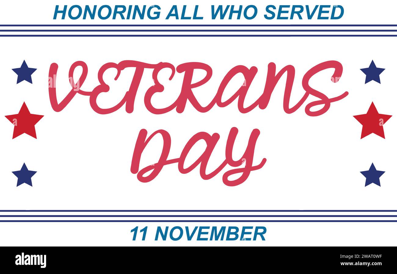 Happy Veterans Day. American flag. November 11 Poster, Banner, Greeting ...