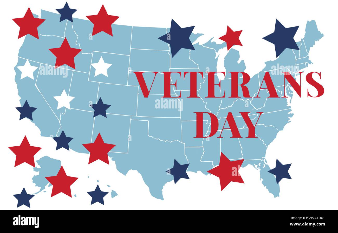 Happy Veterans Day. American flag. November 11 Poster, Banner, Greeting Card, Flyer Template ...
