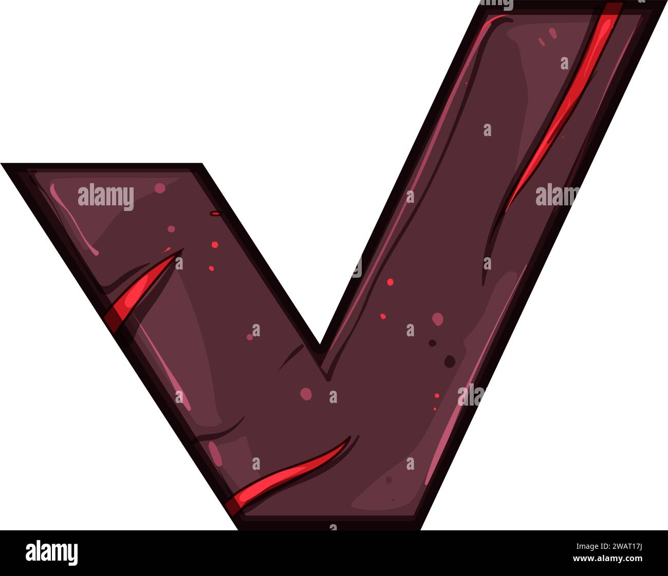 player lava game button cartoon vector illustration Stock Vector Image ...