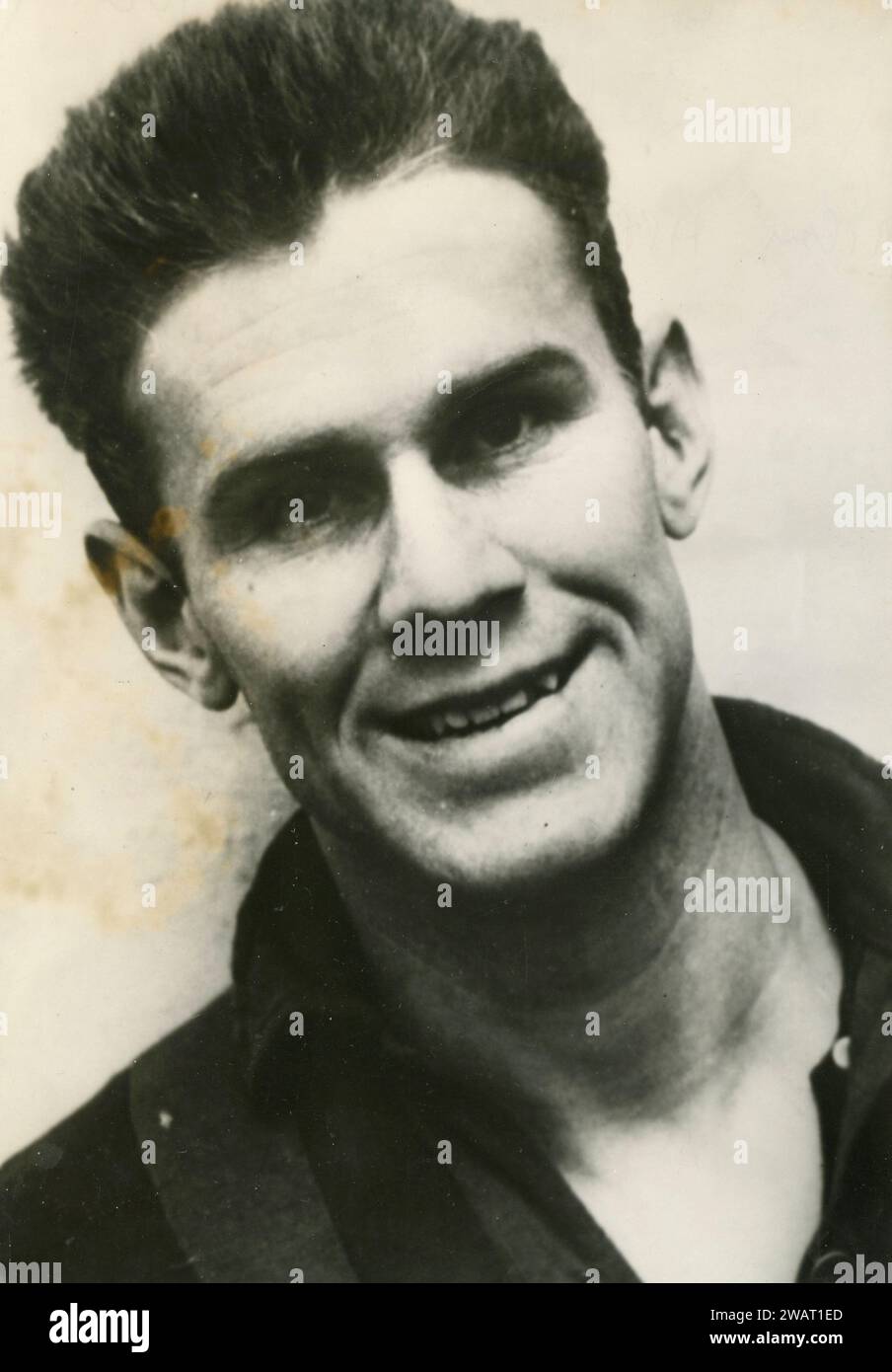 Portrait of a man with dark complection, 1950s Stock Photo - Alamy