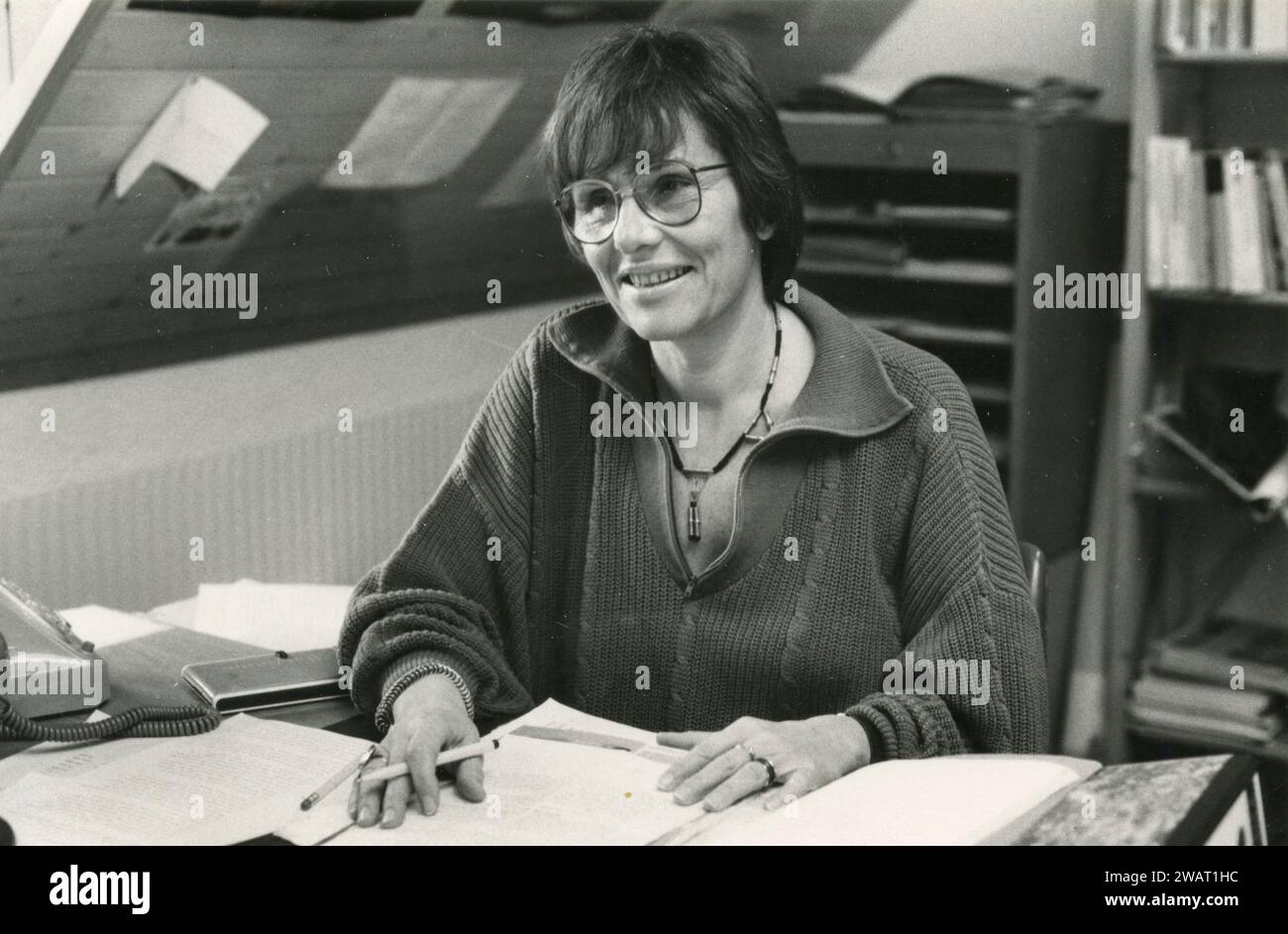 German journalist Elfie Schoofs, 1950 Stock Photo - Alamy