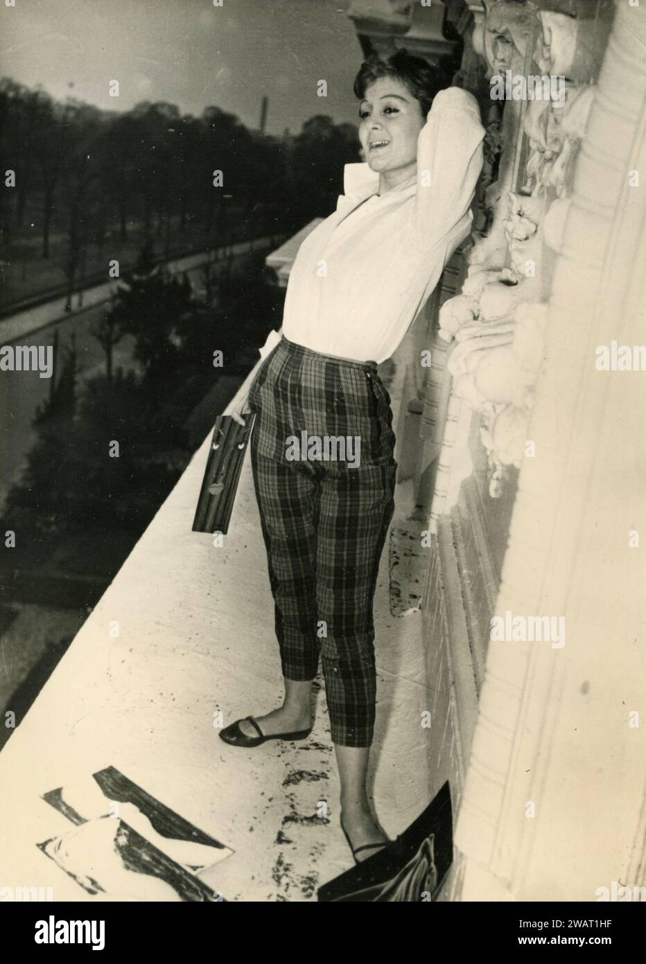 Italian actress Giulia Rubini, Italy 1950s Stock Photo - Alamy