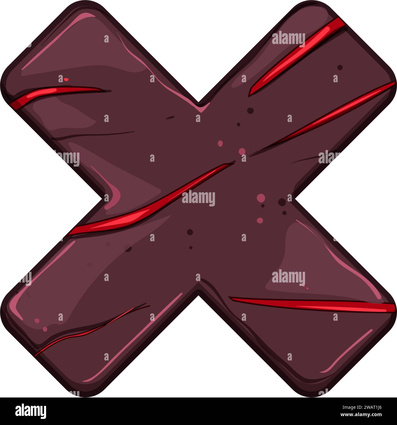 texture lava game button cartoon vector illustration Stock Vector Image ...