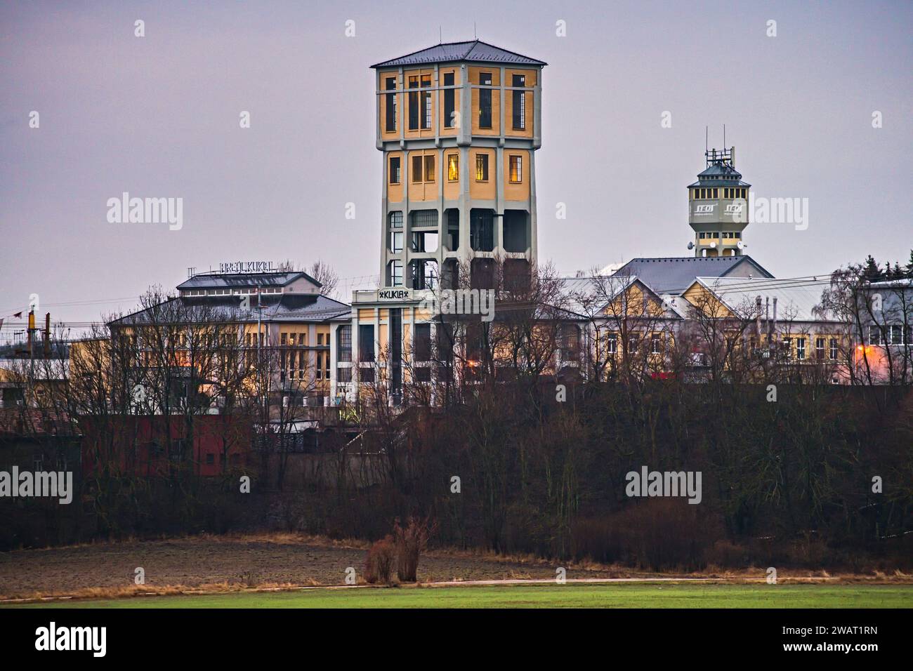 Oslavany, Czech Republic. 06th Jan, 2024. In the former mining tower of ...