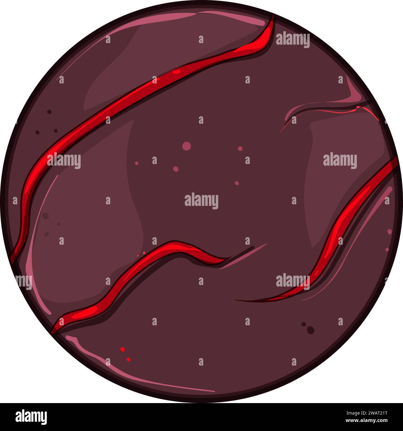 8 lava game button cartoon vector illustration Stock Vector Image & Art ...