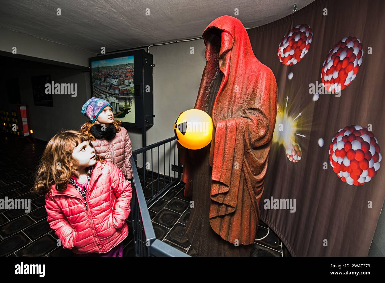 Oslavany, Czech Republic. 06th Jan, 2024. In the former mining tower of ...