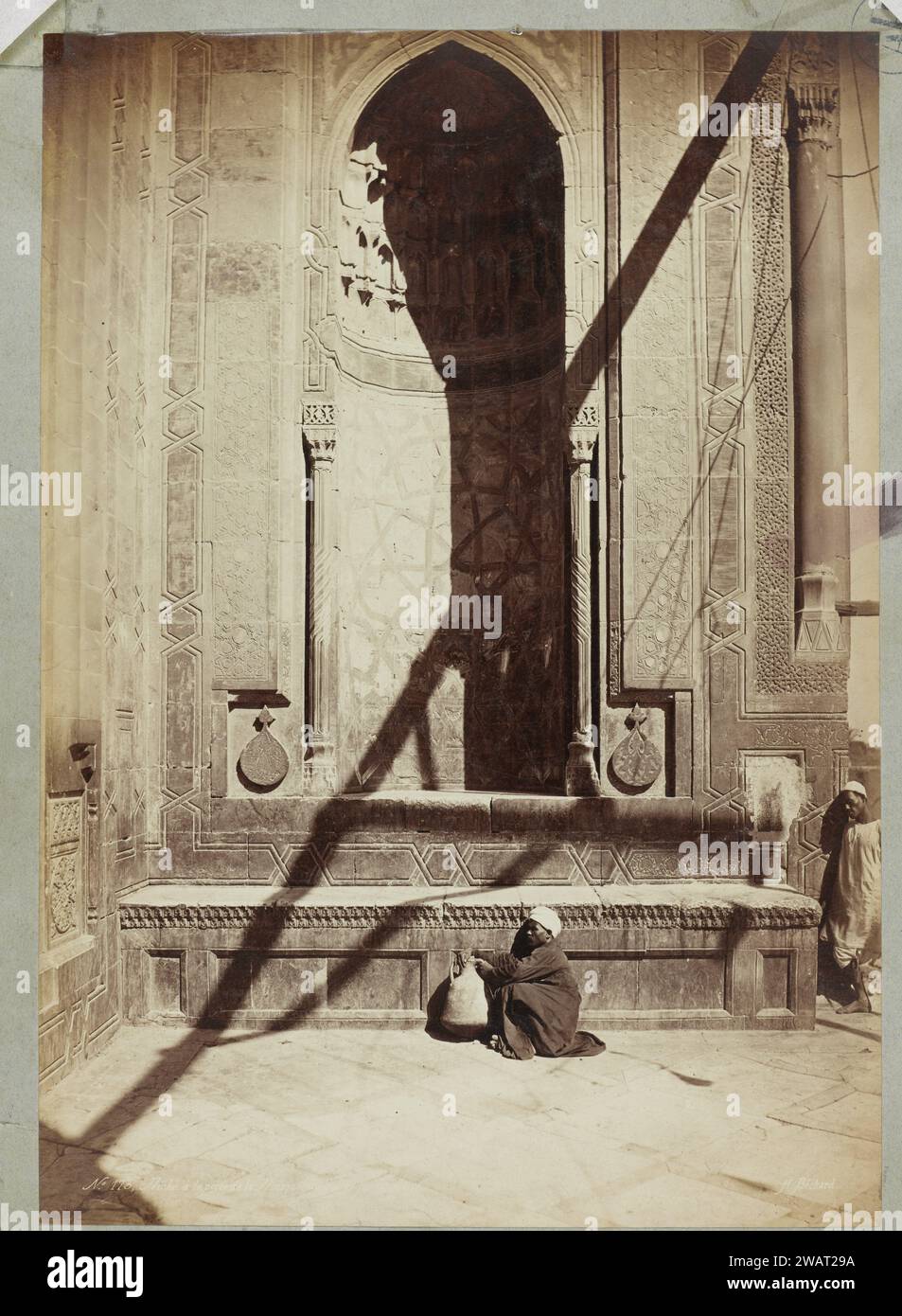 Nis in the Sultan Hassan mosque in Cairo, Henri Béchard, 1869 - 1889 ...