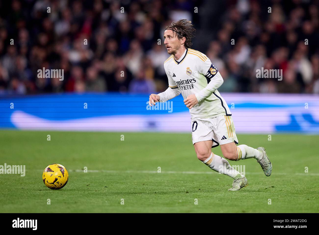 MADRID, SPAIN - JANUARY 03: Luka Modric of Real Madrid during the ...
