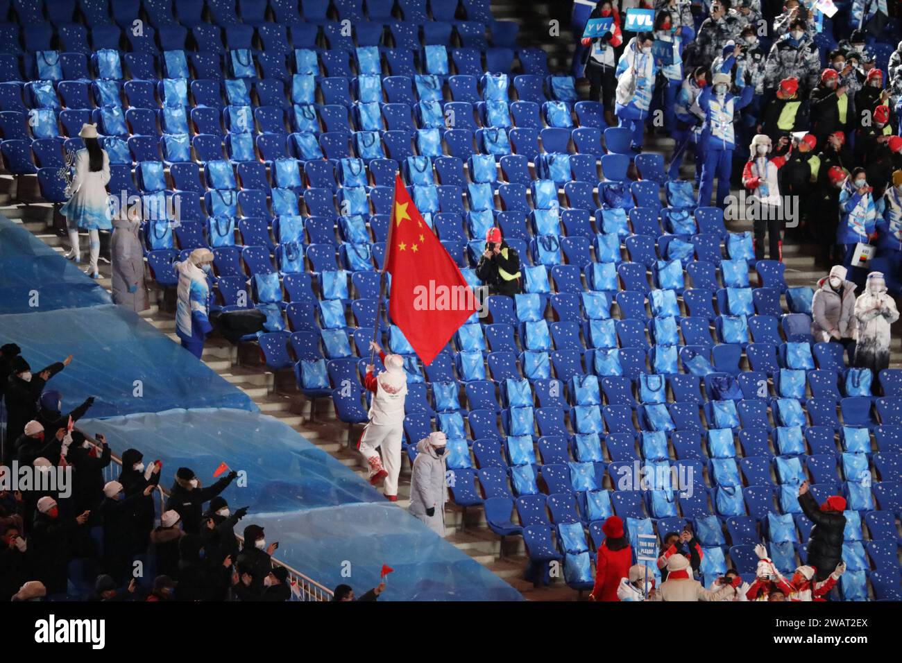 China flag open ceremony hi-res stock photography and images - Alamy