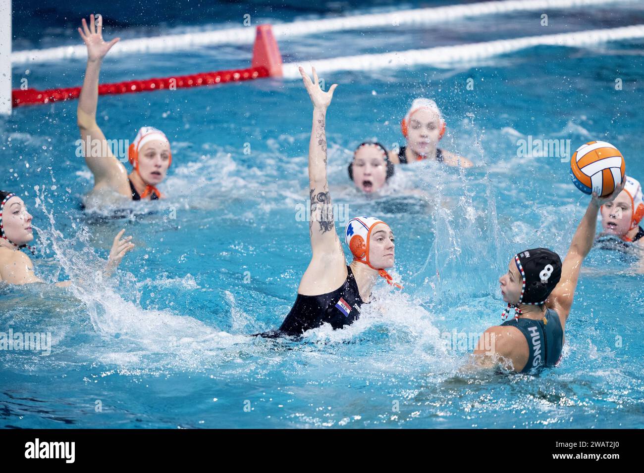 EINDHOVEN - Sabrina Van Der Sloot of the Dutch water polo team (f) in ...