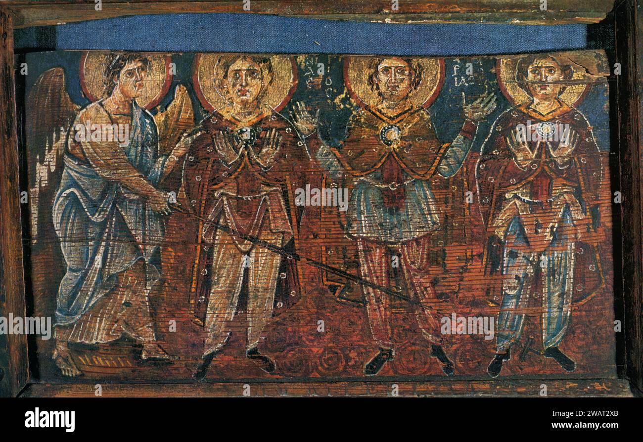 The three young men in the furnace, painting, Saint Catherine's ...