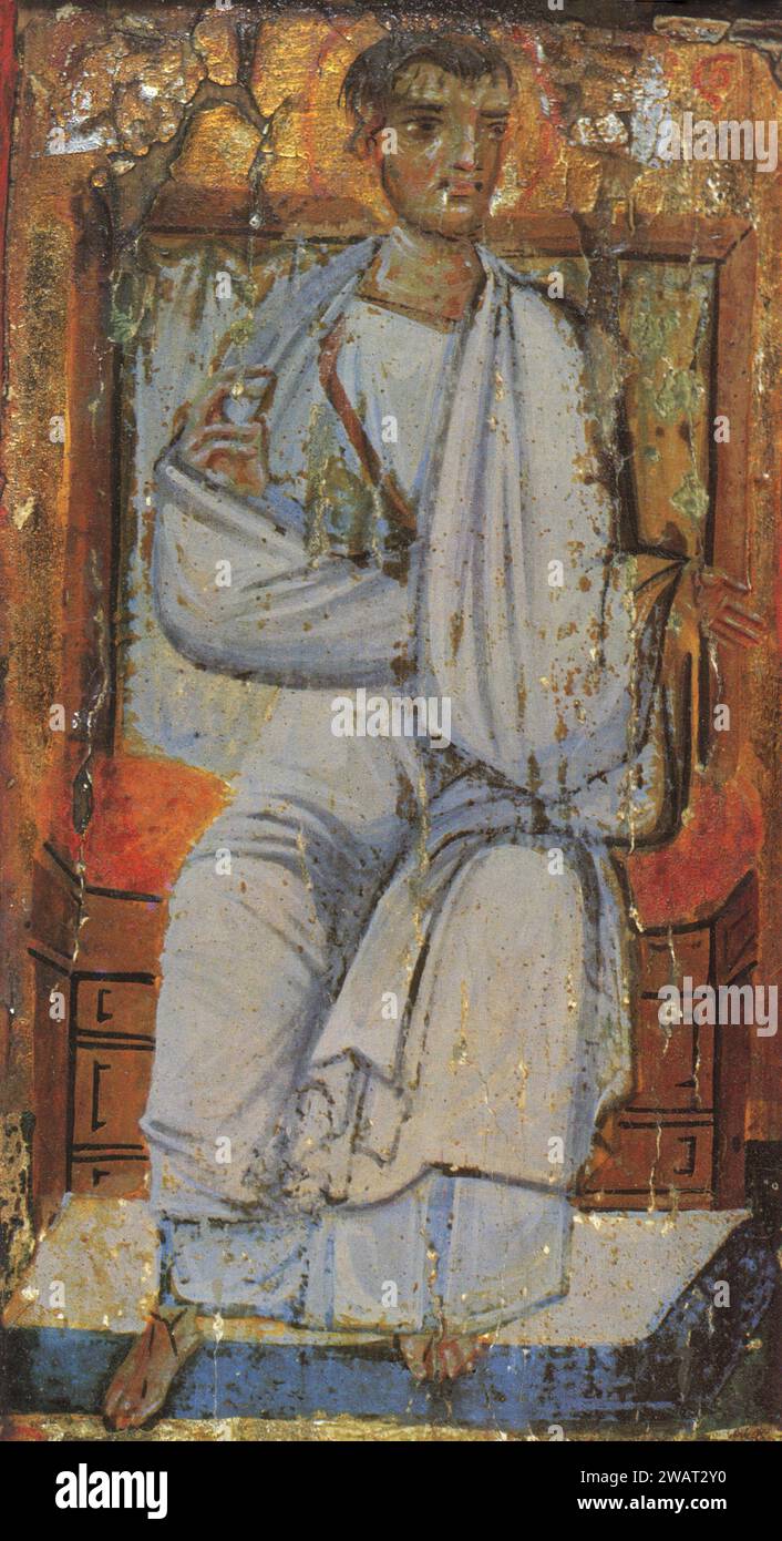 Portrait of The Apostle Thaddeus, painting, Saint Catherine's Monastery ...