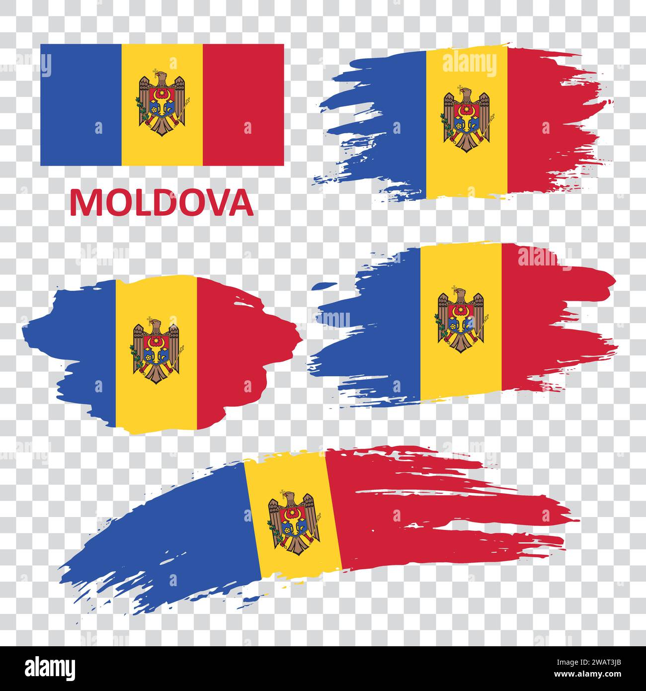 Flag moldova moldavian national Stock Vector Images - Alamy