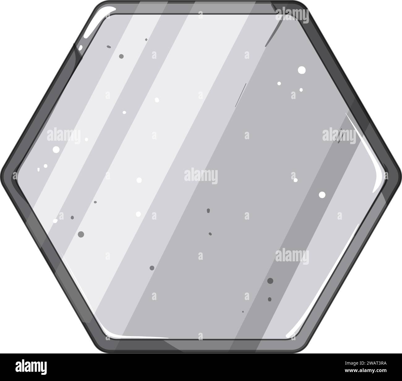 interface metal game button cartoon vector illustration Stock Vector ...