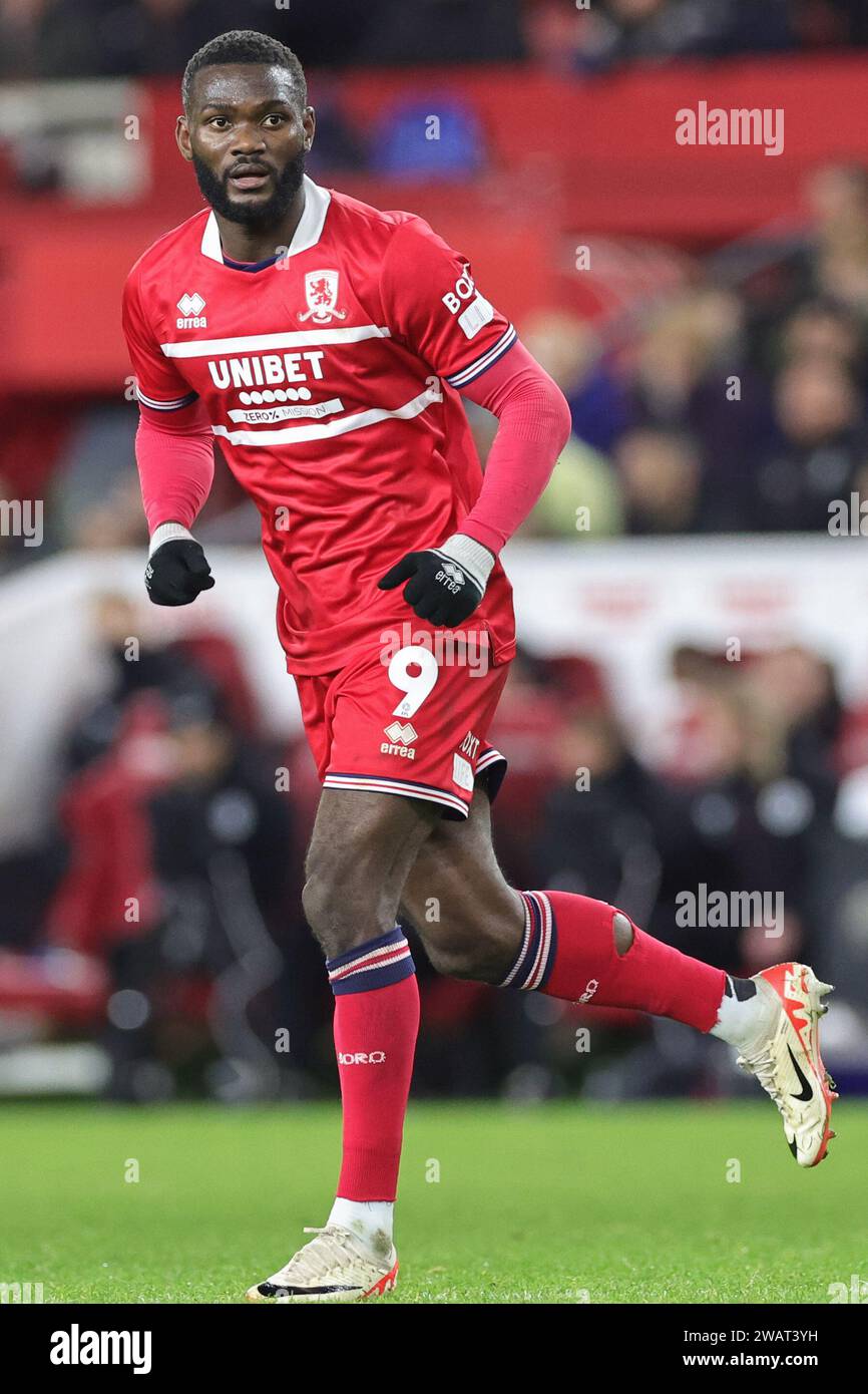 Emmanuel Latte Lath of Middlesbrough during the Emirates FA Cup Third ...