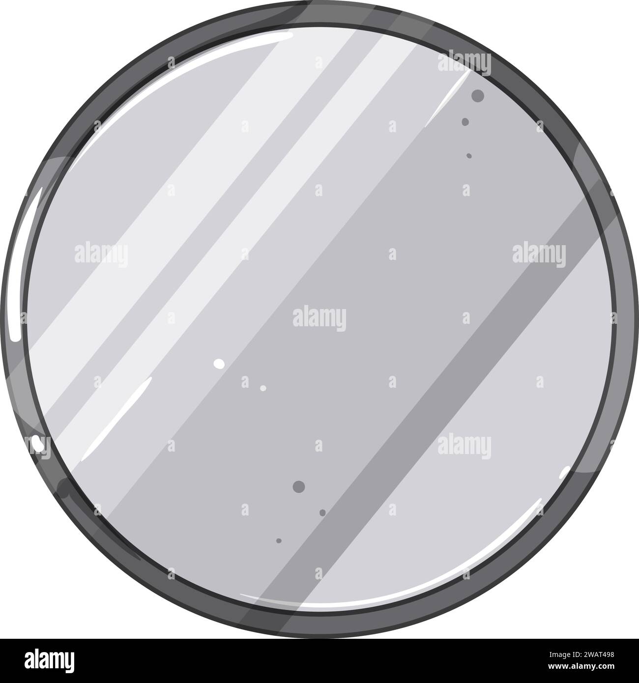 rpg metal game button cartoon vector illustration Stock Vector Image ...