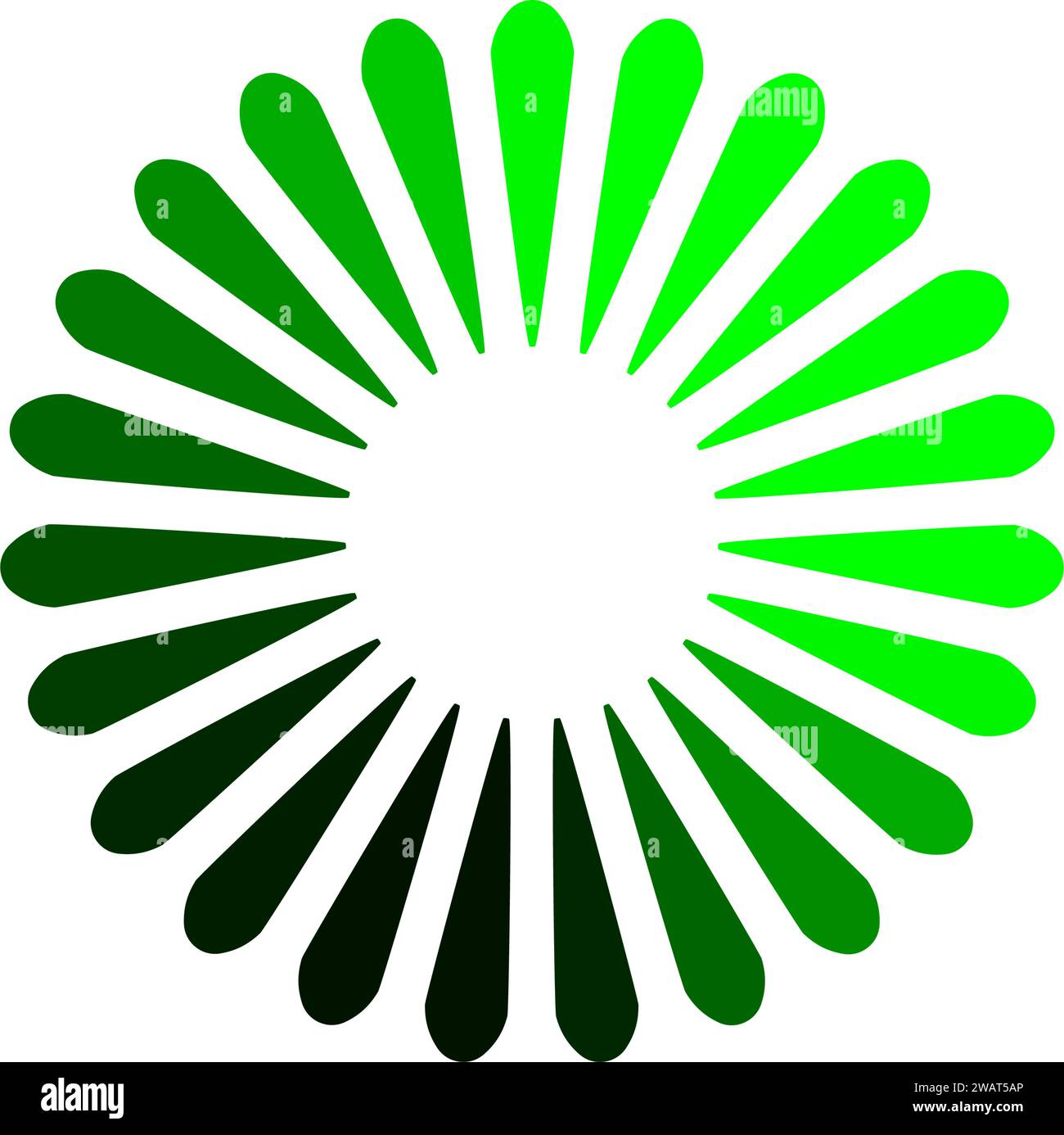 process progress bar round cartoon vector illustration Stock Vector ...