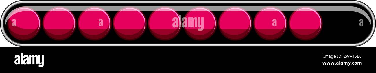 Round progress bar cartoon hi-res stock photography and images - Alamy