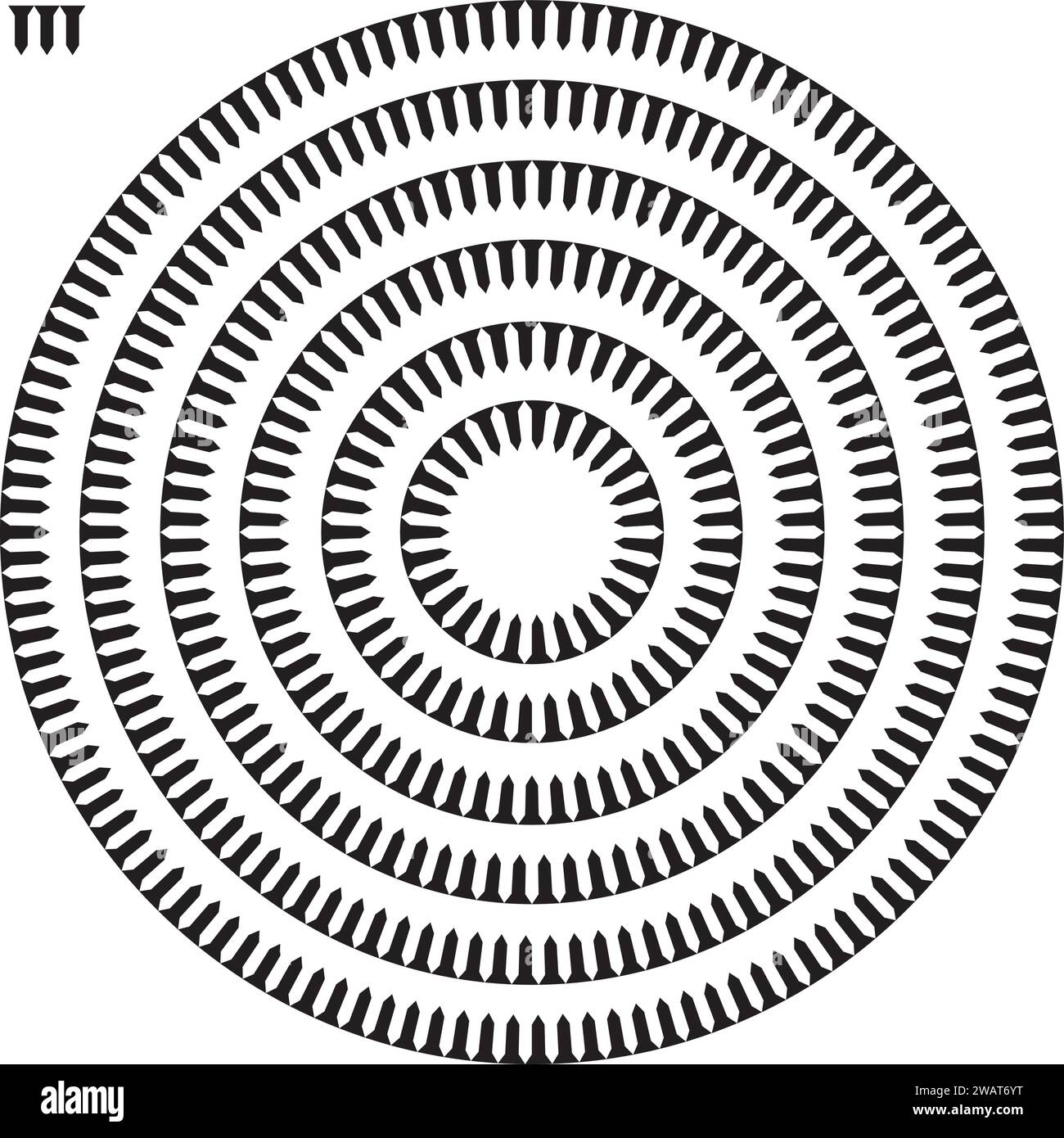 Classical round border pattern in a range of sizes. Ideal for vintage ...