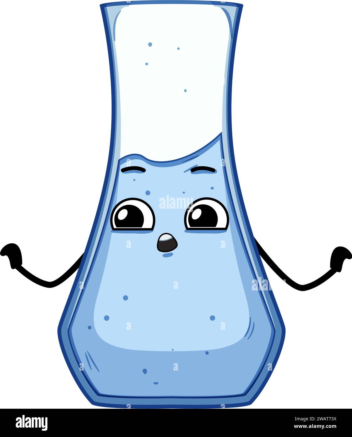 environment water eco character cartoon vector illustration Stock ...