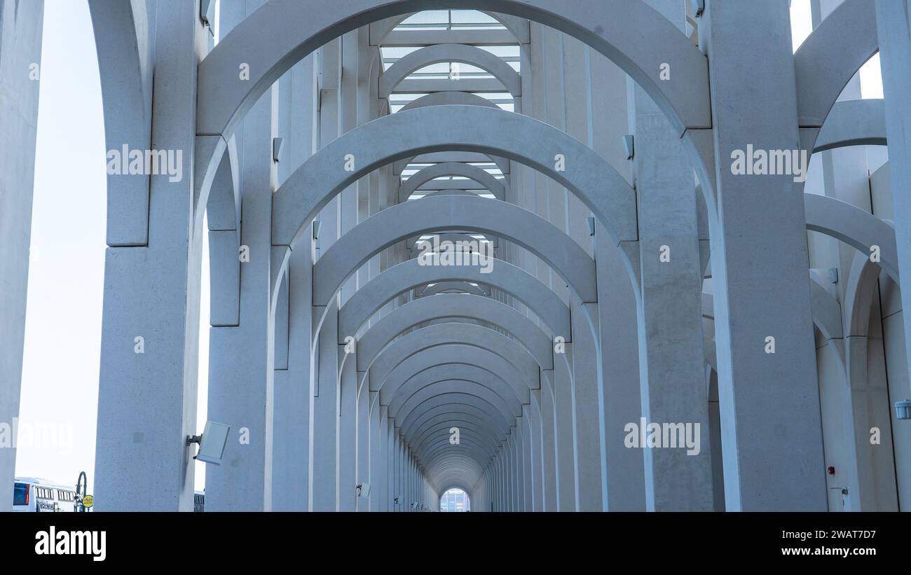 Doha, Qatar- December 12, 2023 : Doha cruise ship port Doha cruise ship ...