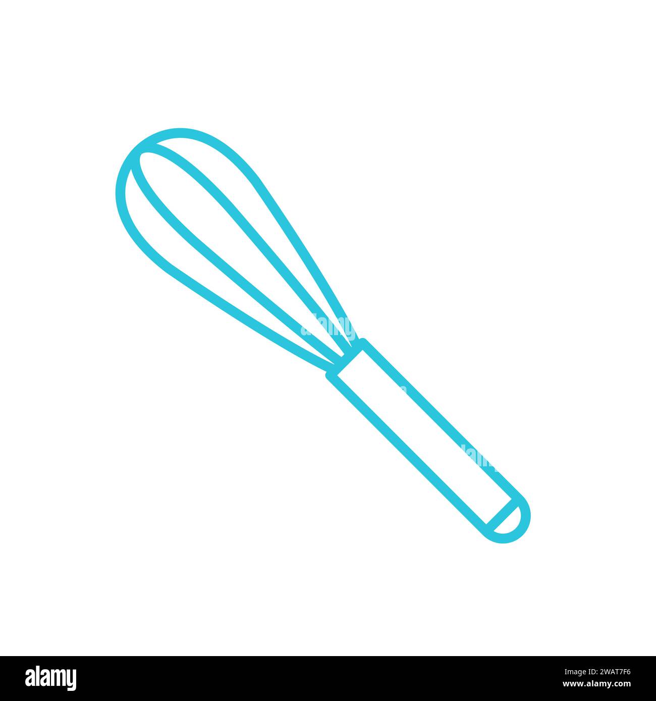 Whisk icon simple element Cut Out Stock Images & Pictures - Alamy