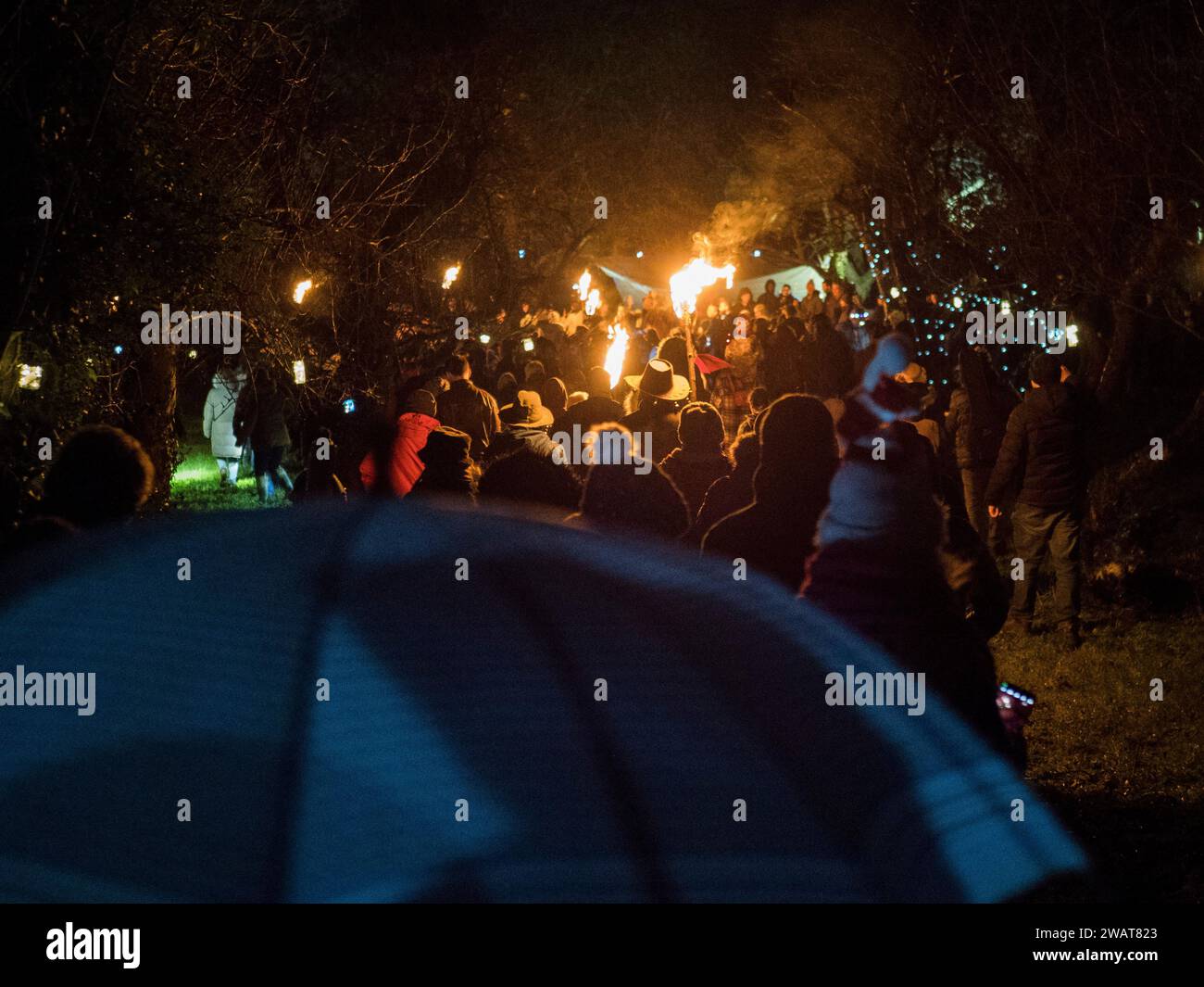 New Ash Green, Kent, UK. 6th Jan, 2024. New Ash Green in Kent still ...