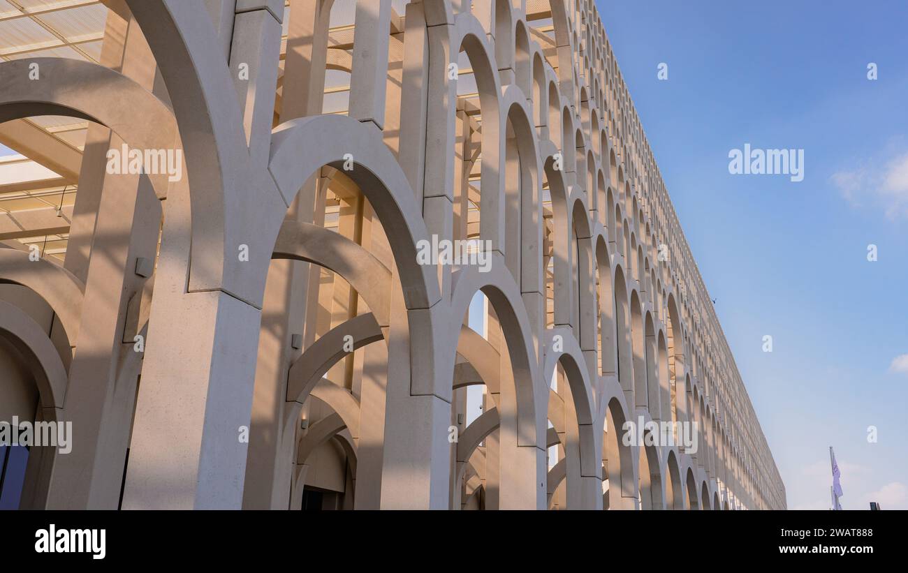 Doha, Qatar- December 12, 2023 : Doha cruise ship port Doha cruise ship ...