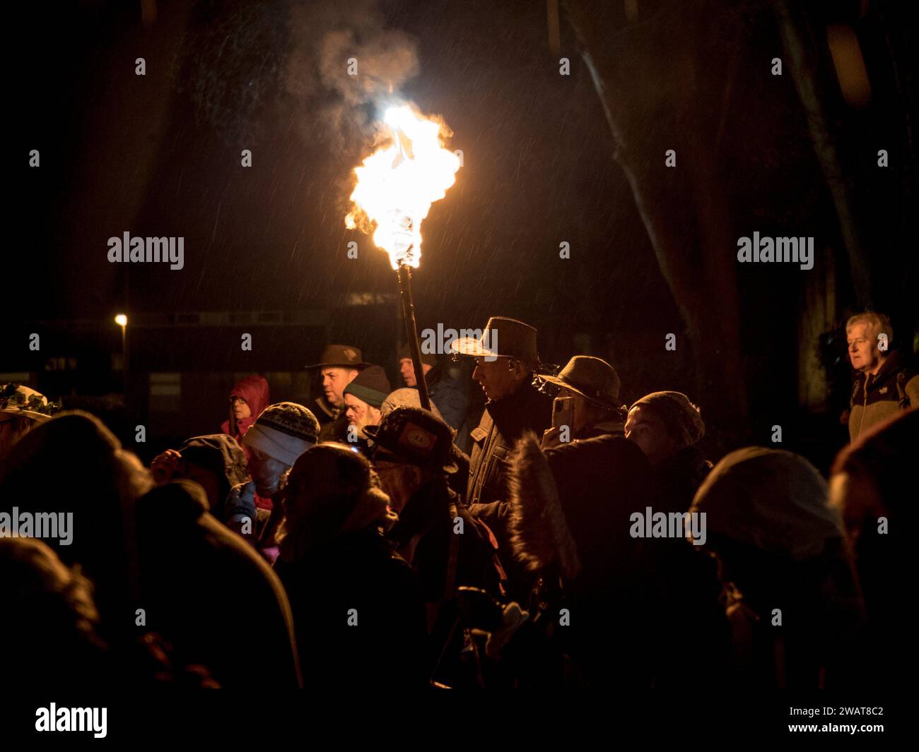 New Ash Green, Kent, UK. 6th Jan, 2024. New Ash Green in Kent still ...