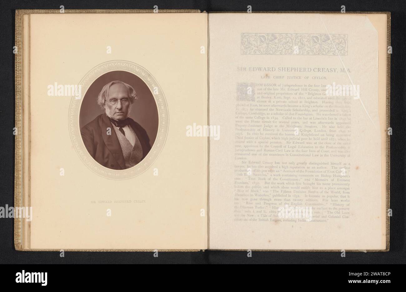 Sir edward creasy hi-res stock photography and images - Alamy