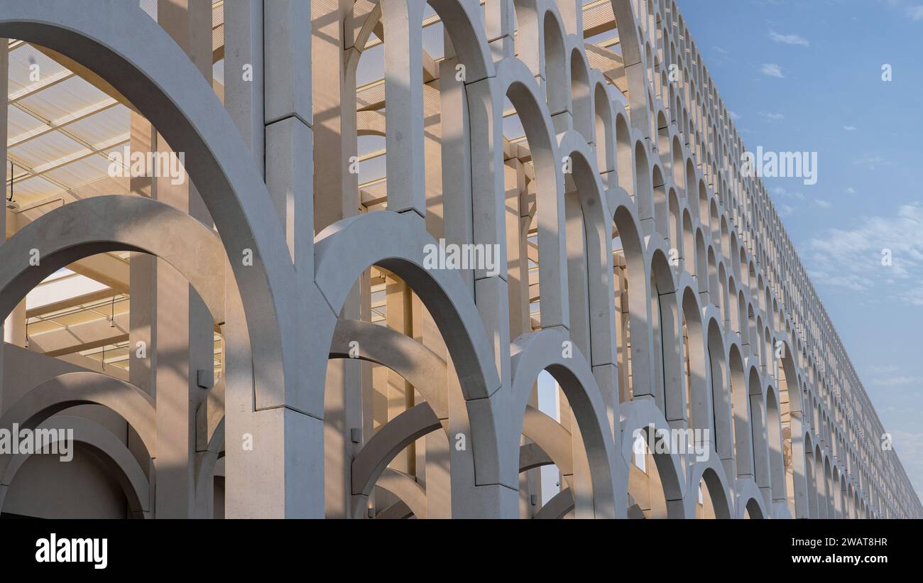 Doha, Qatar- December 12, 2023 : Doha cruise ship port Doha cruise ship ...