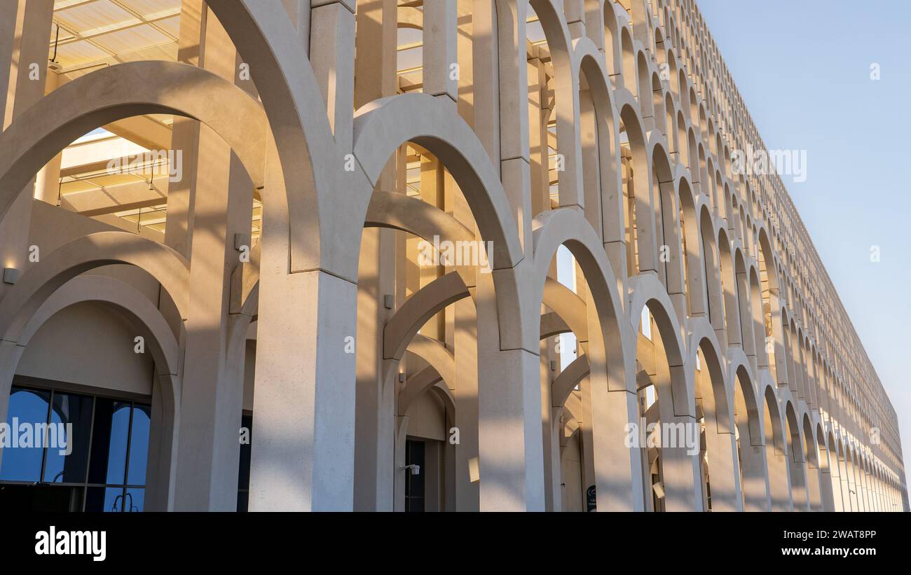 Doha, Qatar- December 12, 2023 : Doha cruise ship port Doha cruise ship ...