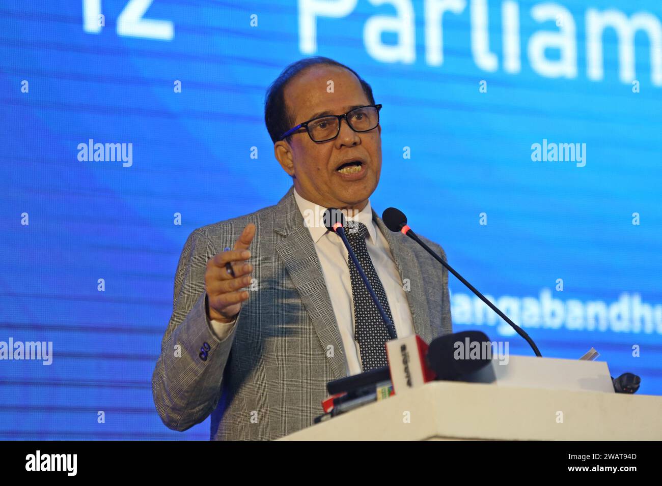 Dhaka, Bangladesh. 06th Jan, 2024. Chief Election Commissioner Kazi ...