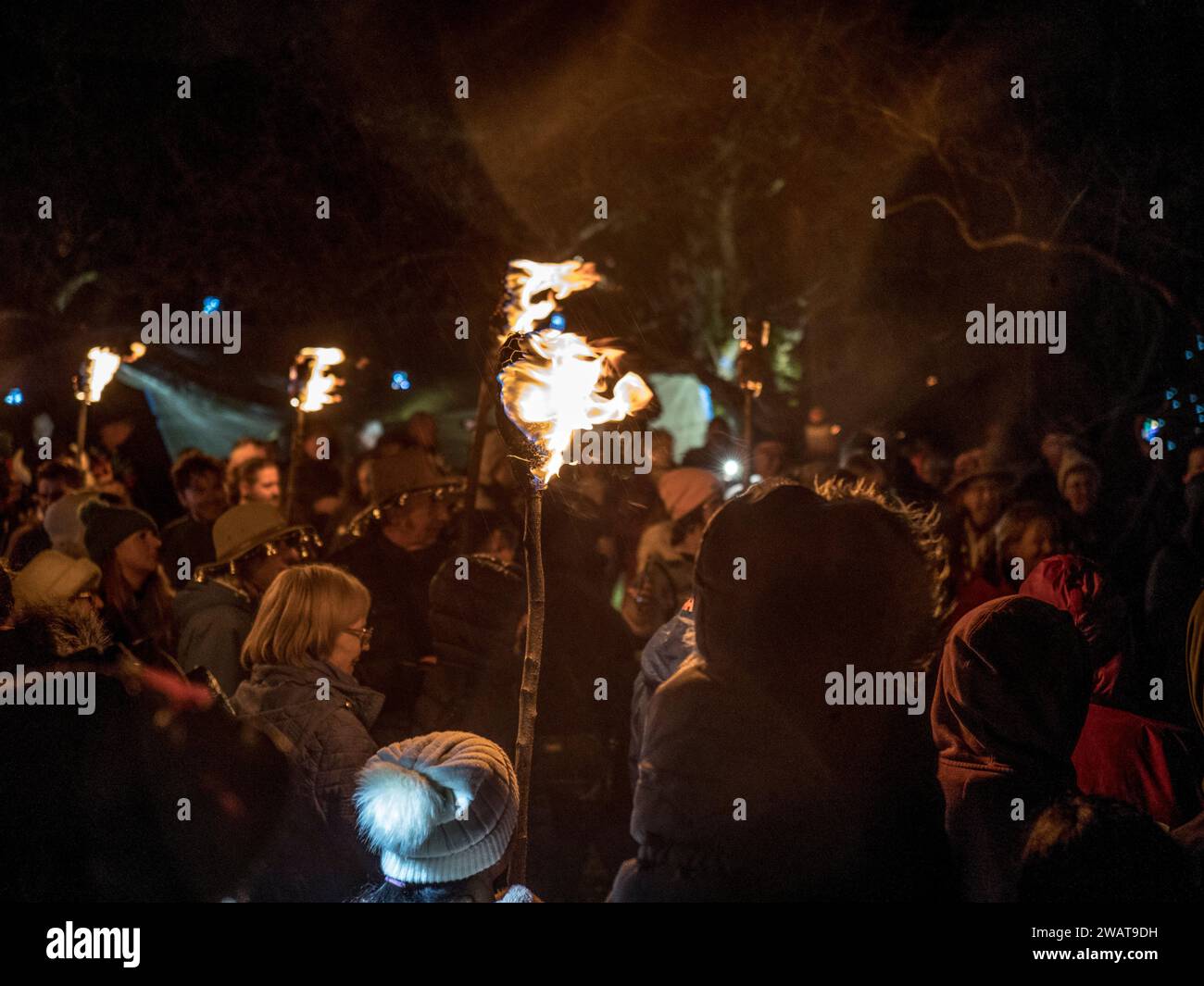 New Ash Green, Kent, UK. 6th Jan, 2024. New Ash Green in Kent still ...