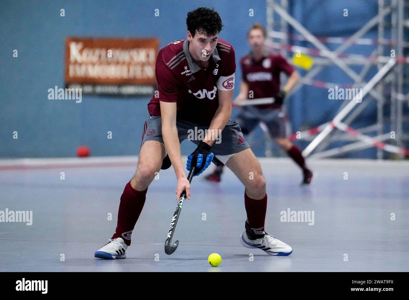 Mannheim, Deutschland. 06th Jan, 2024. Marvin Nahr (MSC, 19), am Ball ...