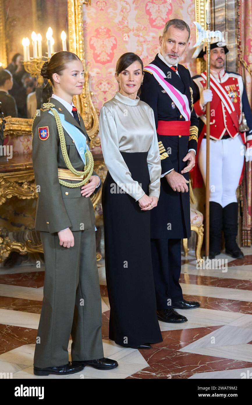 King Felipe VI of Spain, Queen Letizia of Spain and Crown Princess ...