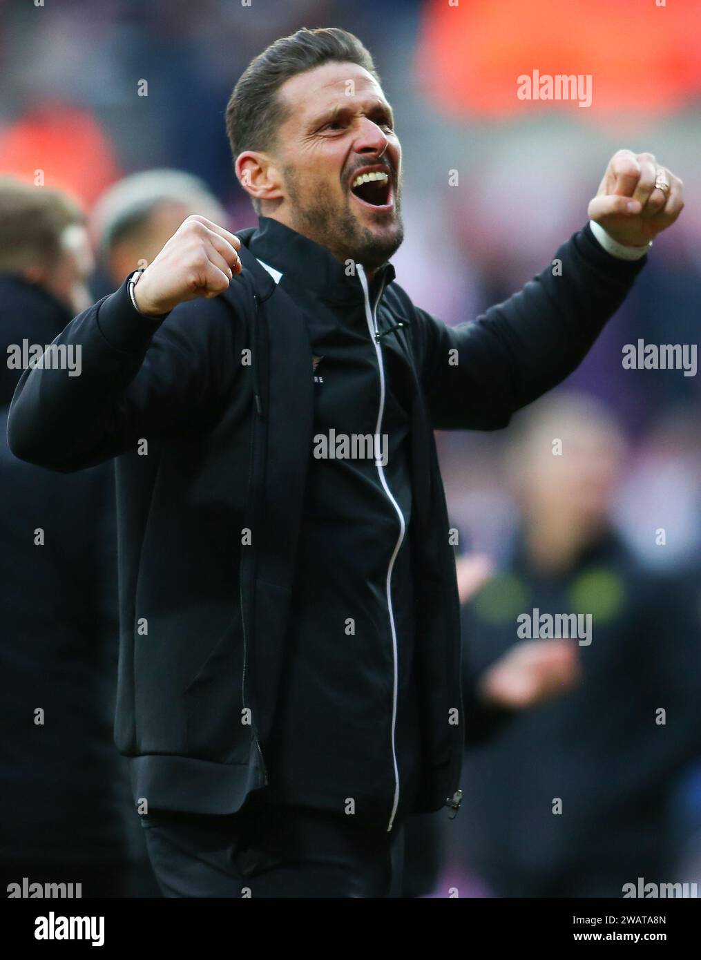 Sunderland on Saturday 6th January 2024. Newcastle United Assistant ...