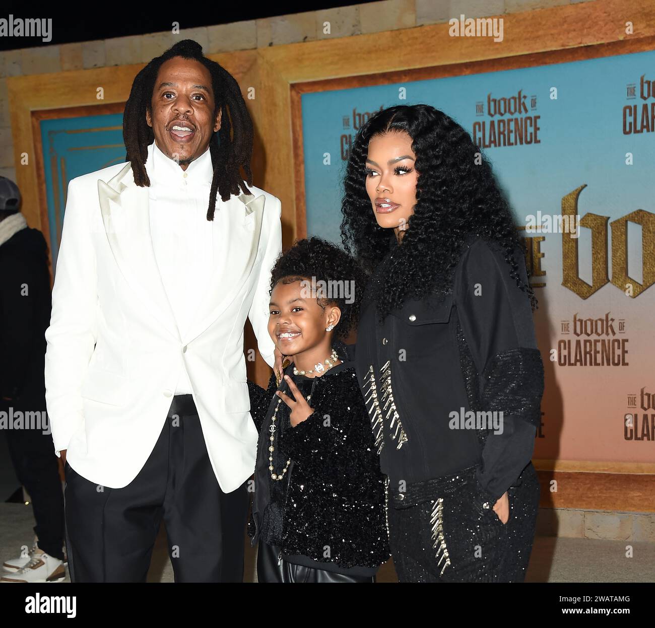 Los Angeles, USA. 05th Jan, 2024. Jay-Z, Iman "Junie" Tayla Shumpert Jr ...